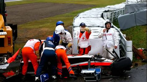 Jules Bianchi Crash Suzuka Formula 1 GP Japan 2014 YouTube