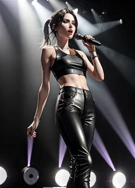 Dopamine Girl A Photorealistic High Resolution Photo Of German Singer