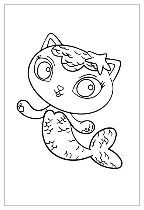 Desenhos da Casa Mágica da Gabby para Imprimir Tudo Para Colorir