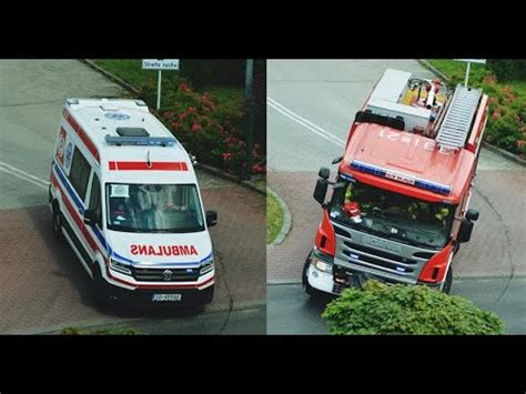Trąby Fiamm Wyjazd Alarmowy 331 S 21 GBA Scania P360 i ZRM S0528