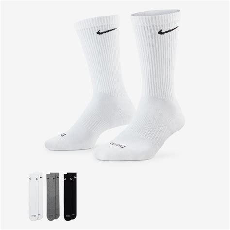 Kit De Meias Cano Alto Nike Everyday Plus Cushioned Unissex Pares
