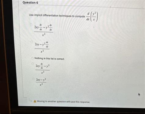 solved use implicit differentiation techniques to compute