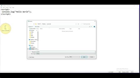 javascript print hello world codelearning youtube
