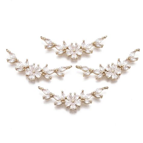 Luxe Bedel Met Zirkonia X Mm Bloem Wit Beads Basics