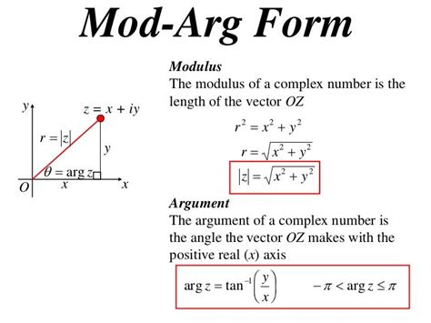 X2 T01 03 Argand Diagram Complex Numbers Math Formulas Diagram