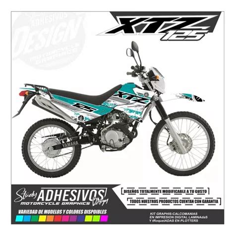 Calcomanias Yamaha Xtz Personalizadas Kit De Stickers Cuotas Sin