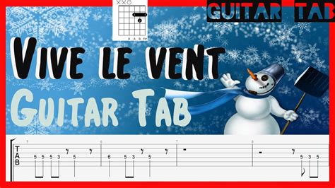 Vive Le Vent Guitare Tablature Version Facile YouTube