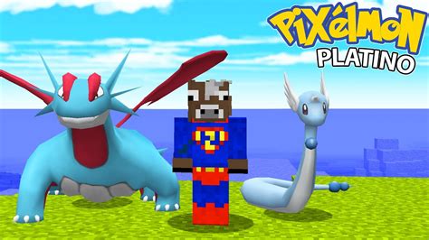 CAPTURO A SALAMANCE Y A DRAGONAIR PIXELMON PLATINO 12 MINECRAFT