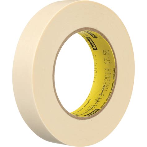 3M 250 1X60 Scotch Flatback Masking Tape 24 Mm 1 X 55 M 180 Tan