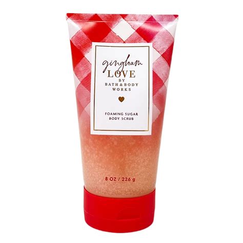 Bath And Body Works Gingham Love Foaming Sugar Body Scrub 8 Oz 226