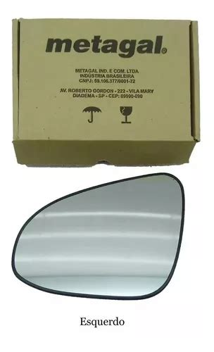 Lente Base Retrovisor Toyota Yaris Original Metagal Esquerdo