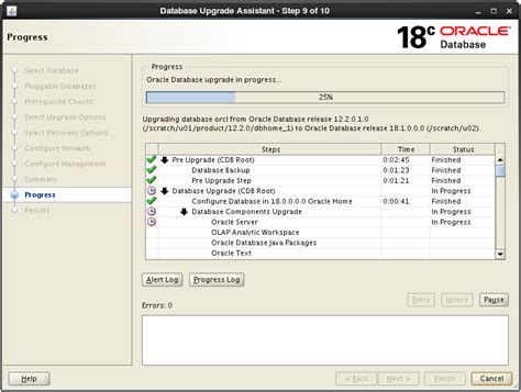 Upgrading With Oracle Database Upgrade Assistant Dbua