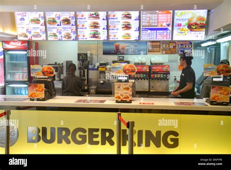 Fast Food Restaurant Counter