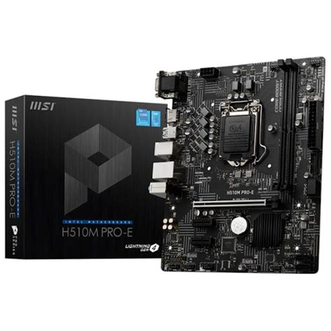 MSI H510M PRO E Intel H510 LGA 1200 Micro ATX Placa Base