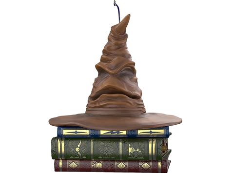 Elkuaie Enfeite de Natal para Chapéu Seletor de Harry Potter Som