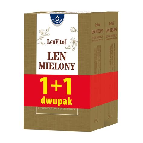Len mielony odtłuszczony 200 g x 2 opakowania