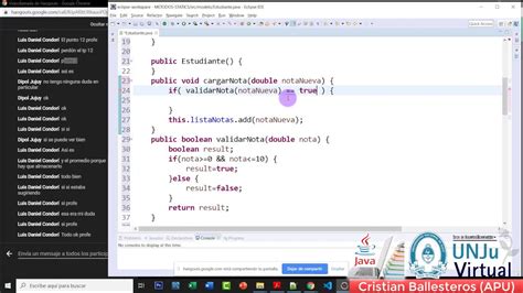 Clase Con Metodos Static Y Lista Static De Estudiantes En JAVA PARTE 2