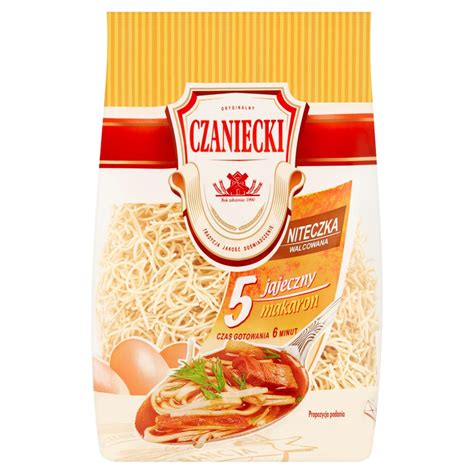 Czaniecki Makaron Jajeczny Niteczka Walcowana G Delikatesy Dw Jka