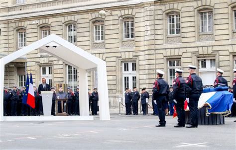 Le conjoint du policier tué aux Champs Elysées l a épousé à titre