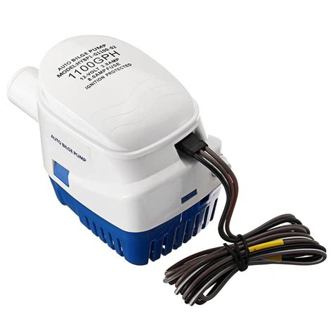 Pompe à eau Submersible automatique pour cale de bateau 12V 1100gph