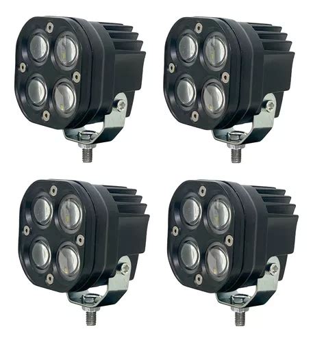 Kit 4 Farol Luminaria Led Potente 40w Alumínio 450m Frete grátis