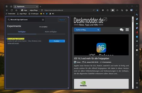 Microsoft Edge Split Window Split Screen Is Tested Gamingdeputy