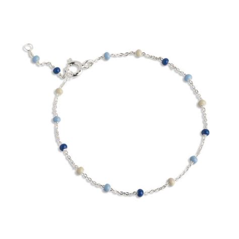 ENAMEL Lola Armbånd B66S Marine silver Jydepotten dk