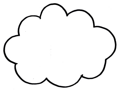 Dibujos De Nubes Para Colorear Colorear24