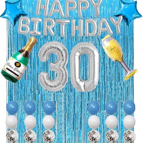 BALONY Zestaw Dekoracji Cyfry Na 30 LAT Urodziny 8924501018 Allegro Pl