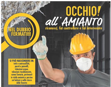 Occhio All Amianto Campagna Di Informazione E Sensibilizzazione PFL