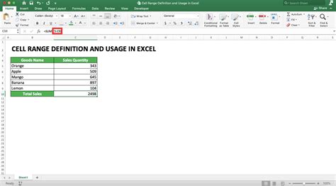 Cell Range Definition And Usage In Excel Compute Expert