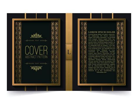 Luxury Ornamental Book Cover Design 24662687 Vector Art At Vecteezy