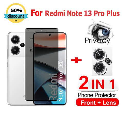 película Redmi Note 13 Pro 5G Privacidade Vidro Temperado Anti