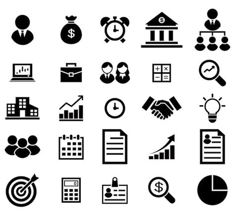 Premium Vector Business Icons Set Icons For Business And Finance