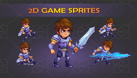 2D Game Character Sprites Sheets 001 GameDev Market