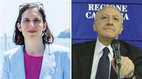 Elly Schlein Telefona A Vincenzo De Luca No Al Terzo Mandato Fermati
