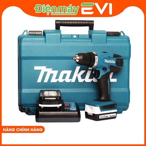 Máy khoan pin cầm tay Makita HP347D001 Khoan Cứng Mềm 30Nm 15Nm