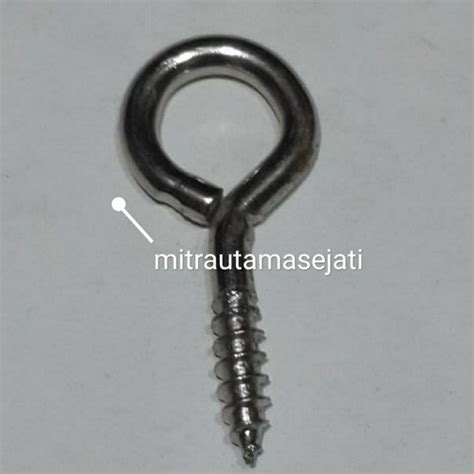 Jual Paku Ulir No 3 Isi 144 Pcs Sekrup Gantungan Kunci Tutup Eyes