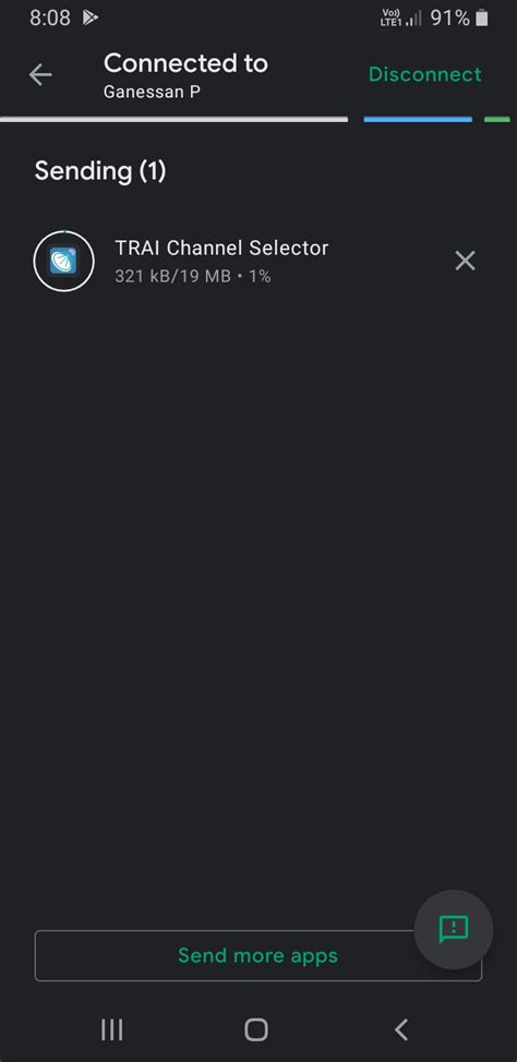 Now Share Apps Using Play Store Nearby Share