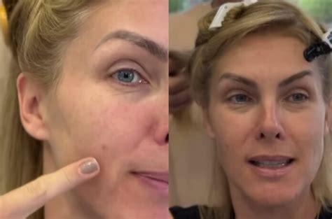 Ana Hickmann surge sem maquiagem e choca fãs Uma adolescente Área VIP