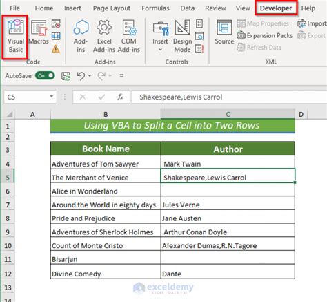 How To Split A Cell Into Two Rows In Excel 3 Ways ExcelDemy