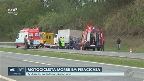Motociclista morre após colisão caminhão em rodovia de Piracicaba