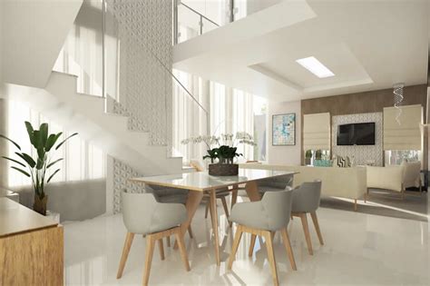 Planta de sobrado quarto no térreo Projetos de Casas Modelos de