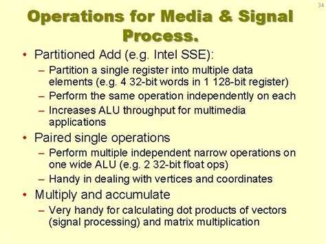 Cmsc Advanced Computer Architecture Instruction Set Architecture