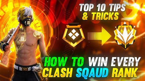 TOP 10 CS RANK PUSH TIPS AND TRICKS CLASH SQUAD RANK TIPS AND TRICKS