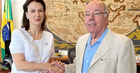 Visita surpresa Chanceler de Milei se reúne Mauro Vieira em