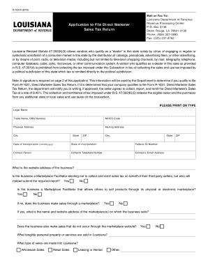 Louisiana Revenue Service Fill Online Printable Fillable Blank