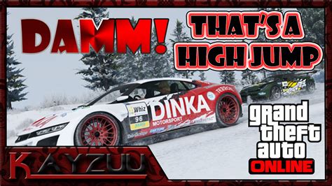 GTA V Online Nova Geração Corrida DAMM THATS A HIGH JUMP YouTube