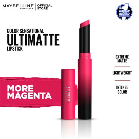 Son lì thỏi maybelline color sensational ultimatte 399