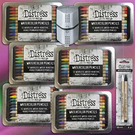 Tim Holtz Distress Watercolor Pencil Celebration Bundle THWCPCBDL